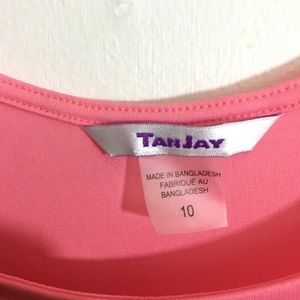 TanJay | Tops | Pink Shell Tank Top | Poshmark